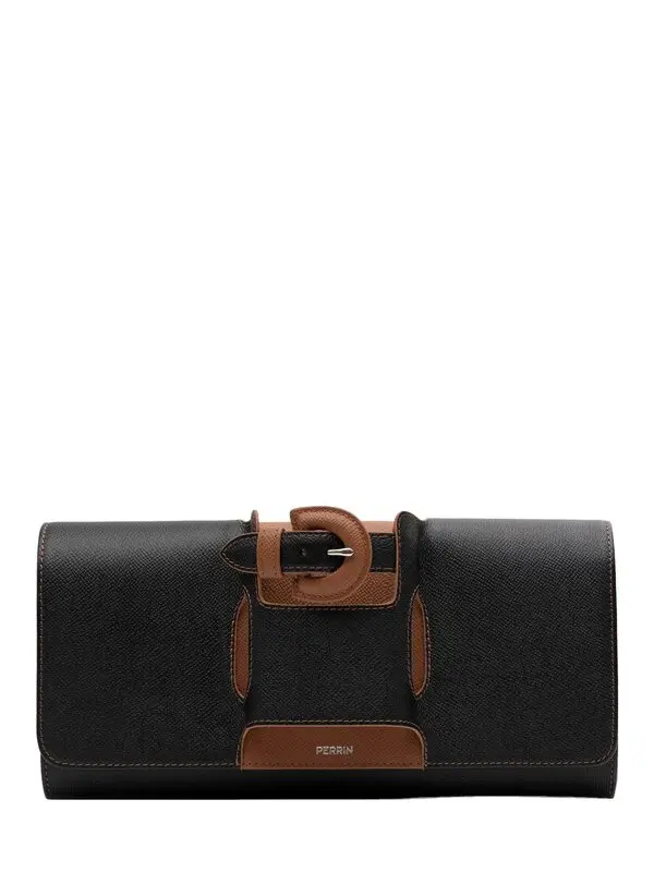 Perrin La Parisienne Clutch - Black | Caramel